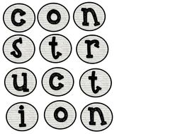 construction lettering | Teaching Resources