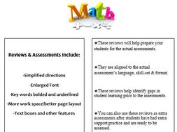 Grade 4, Math Module 5 REVIEW & ASSESSMENT w/Ans keys (printables ...