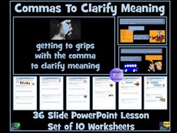 Commas To Clarify Meaning | Teaching Resources
