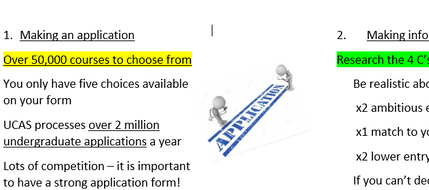 Ucas step by step poster (made simple for students) | Teaching Resources