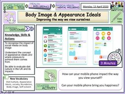 Body Image + Appearance ideals - PSHE | Teaching Resources