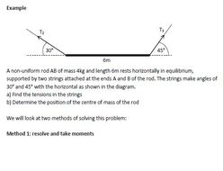 Maths A Level Year 2 Applications of Forces Notes and Examples ...