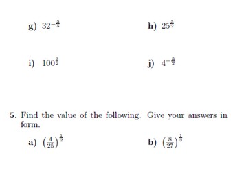 Indices worksheets (with solutions) | Teaching Resources
