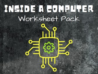 Inside a computer, binary, logic gates and truth tables worksheets and ...