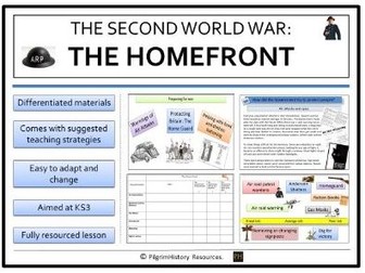 Home Front in World War 2 Bundle | Teaching Resources