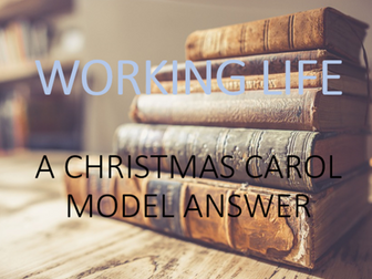 A Christmas Carol Model Answers - Bundle1 | Teaching Resources