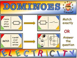 Current Electricity - Circuit and Symbols Dominoes KS3 | Teaching Resources