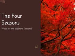 Seasons PowerPoint | Teaching Resources