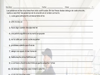 Present Simple Tense Spanish 4 Worksheet-2 Game-1 Exam Bundle ...
