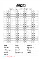 Maths Word Searches | Teaching Resources