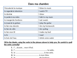 Dans ma chambre | Teaching Resources
