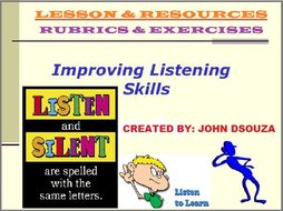 LISTENING TO RESPOND LESSON AND RESOURCES | Teaching Resources
