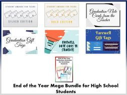 End of the Year Mega Bundle for High School Students | Teaching Resources