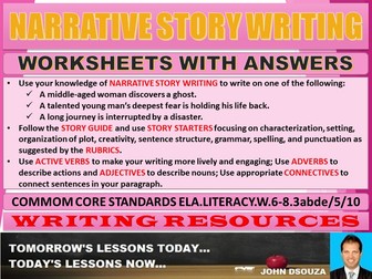 NARRATIVE STORY WRITING BUNDLE | Teaching Resources
