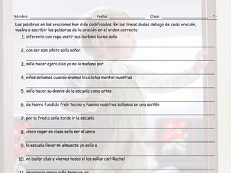 Past Simple with Used To Spanish 4 Worksheet-2 Game-1 Exam Bundle by ...