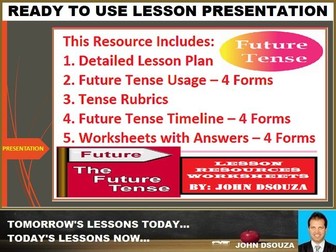 TENSES - LESSON PRESENTATIONS : BUNDLE | Teaching Resources