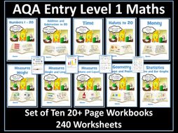 AQA Entry Level Maths by Krazikas | Teaching Resources