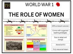 Role of women in World War 1 | Teaching Resources