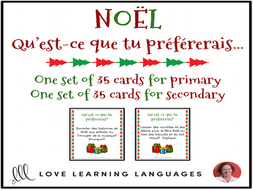 Noël - Christmas - French I'd rather game for primary and secondary by ...