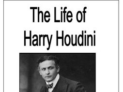 The Life of Harry Houdini biography easy reader kit | Teaching Resources