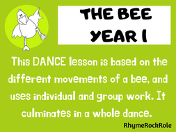 Minibeasts (Bee) - dance lesson, Y1 | Teaching Resources