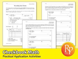 Checkbook Math | Teaching Resources