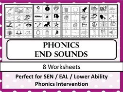 Phonics - End Sound Worksheets (SEN - EAL) | Teaching Resources