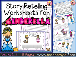 Cinderella - Fairy Tale Retelling Worksheets | Teaching Resources