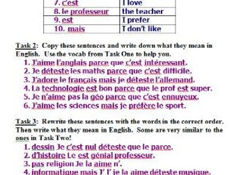 KS3 French: School life resources | Teaching Resources