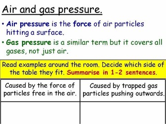 Particles Year 7 Topic- 5 full lessons (KS3 7G) Solids Liquids Gases ...
