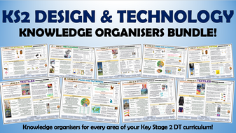 KS2 Design and Technology Knowledge Organisers Bundle! | Teaching Resources