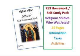 KS3 RS Who Was Jesus? Workbook for Self-Study or Homework | Teaching ...