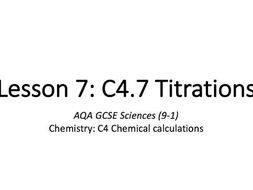 C4.7 Titrations | Teaching Resources