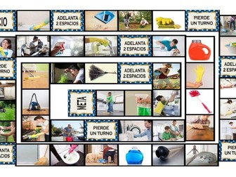 Household Chores and Cleaning Supplies 6 Spanish Photo Game Bundle ...