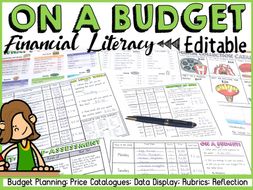 BUDGETING FINANCIAL PLANNING AND GRAPHING: FINANCIAL LITERACY ...
