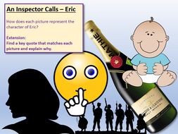 An Inspector Calls - Eric Birling | Teaching Resources