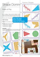 Shapes | Dominoes Games | Teaching Resources