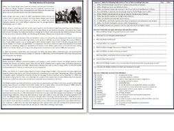 The Wright Brothers & The Aerial Age - Reading Comprehension ...