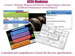 GCSE Hinduism - Lesson 6/20 [Brahman, Bhagvan (and Ishvara), Nirguna ...