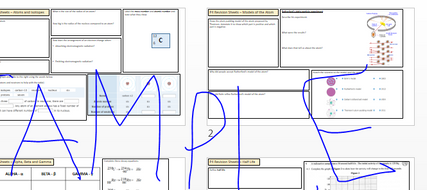 AQA Combined P4 Atomic Structure Radioactivity Revision | Teaching Resources