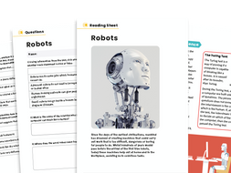 KS2 Non-fiction Model Text and Reading Comprehension: Robots | Teaching ...