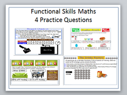 Functional Skills Maths 4 Practice questions with answers | Teaching ...
