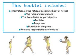 Rules and regulations for netball | Teaching Resources