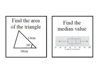 Fun revision activities for GCSE Maths | Teaching Resources
