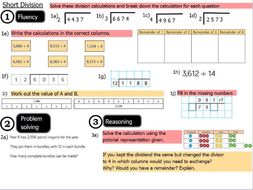 Four Operations- Short Division- Year 6 | Teaching Resources