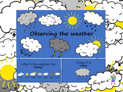 Observing the Weather Interactive PowerPoint | Teaching Resources