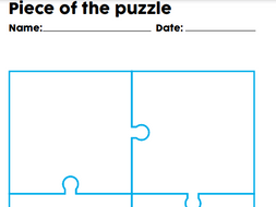 Piece of the Puzzle - activity for whole school | Teaching Resources