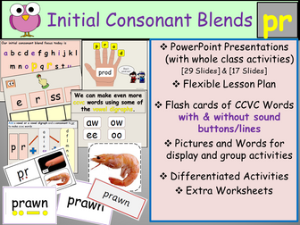 Initial Consonant Blends Clusters - CCVC Words Bundle 1 by Ro_Milli0110 ...