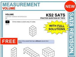 KS2 Maths (Volume) by Maths4Everyone | Teaching Resources
