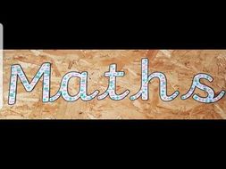Maths display lettering | Teaching Resources
